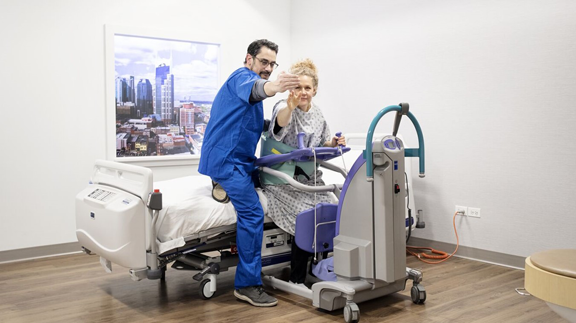 Promoting mobility moments through patient handling technology